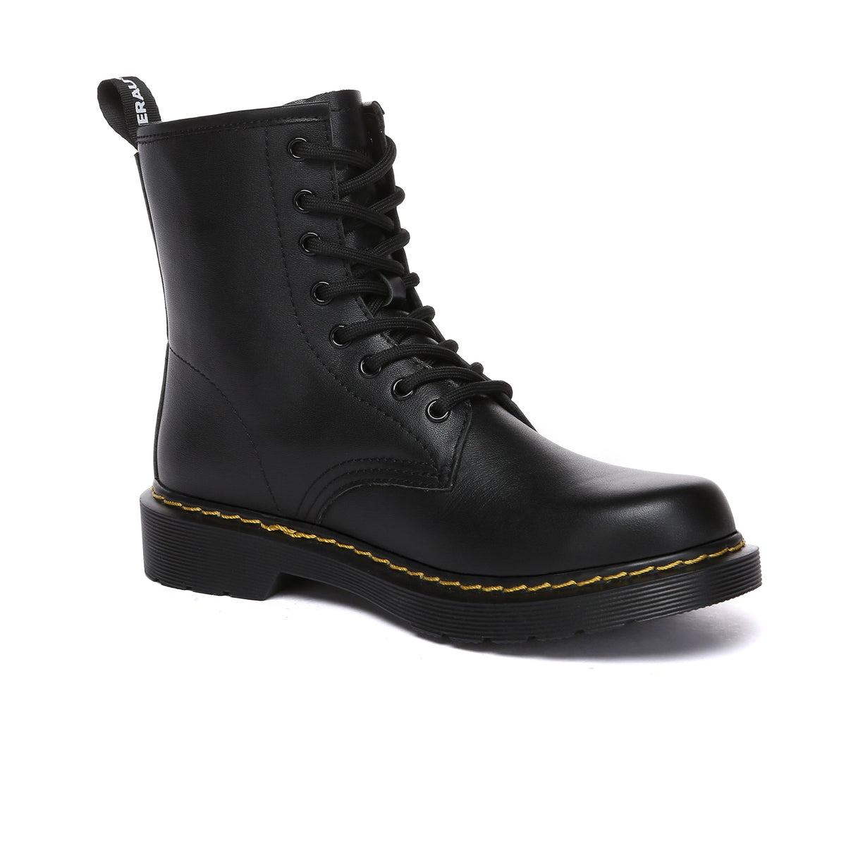 Black Docs Leather Chunky Boots for Women | UGG Online
